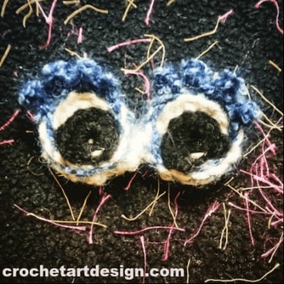 Crochet Eyes free crochet pattern – How to Crochet