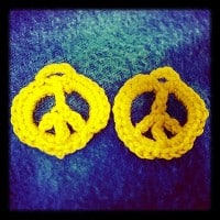 Peace symbol crochet pattern – How to Crochet