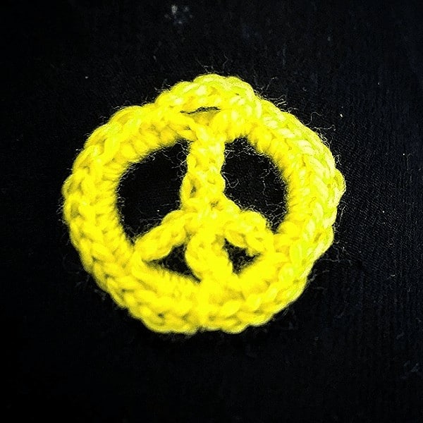Peace Sign Crochet Pattern