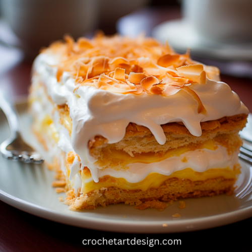 Kvæfjordkake (Verdens Beste) ~ The World’s Best Cake – How to Crochet